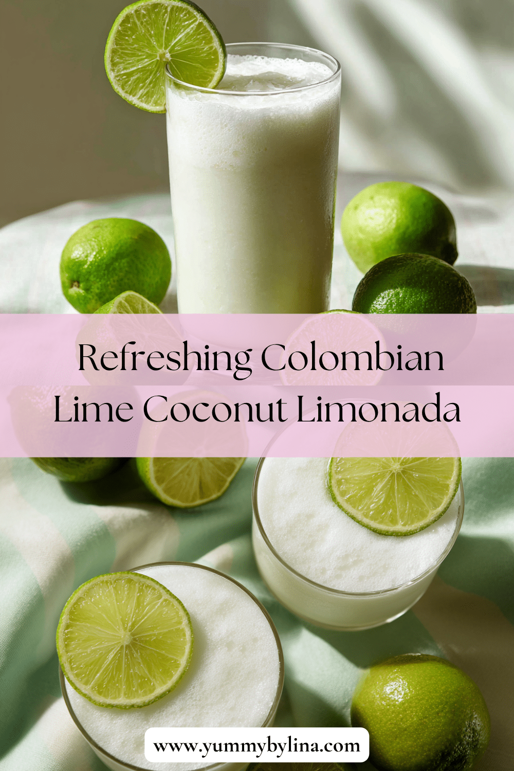 Limonada de Coco Colombian Lime and Coconut Drink: Tropical Refreshment