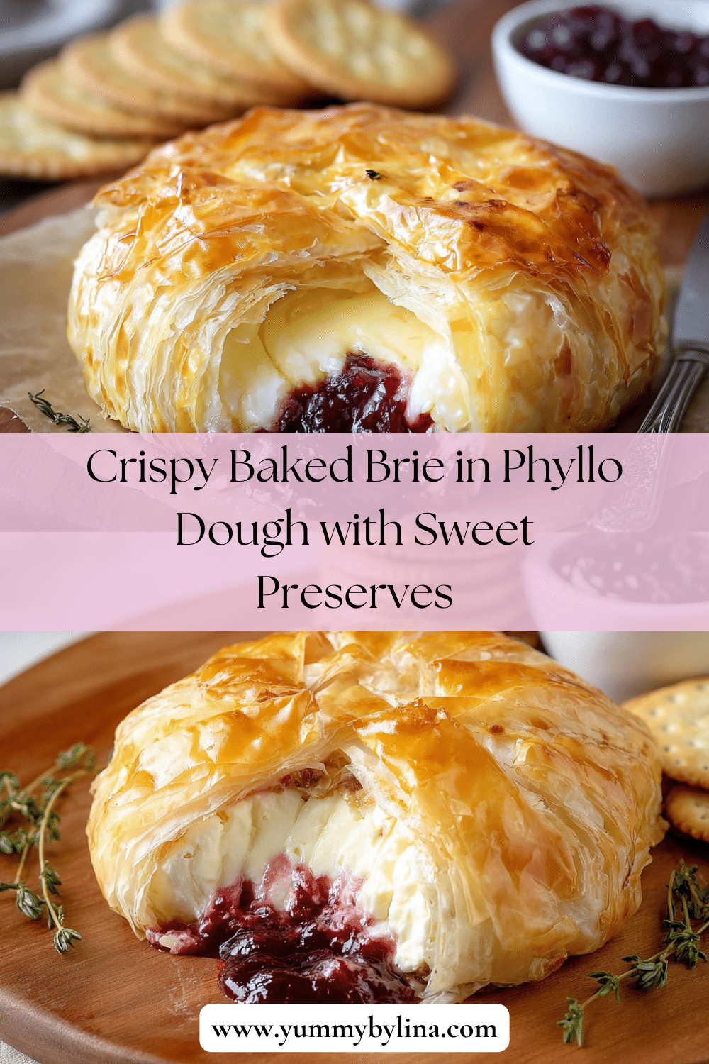 Best Baked Brie in Phyllo Dough – Crispy, Creamy & Irresistible