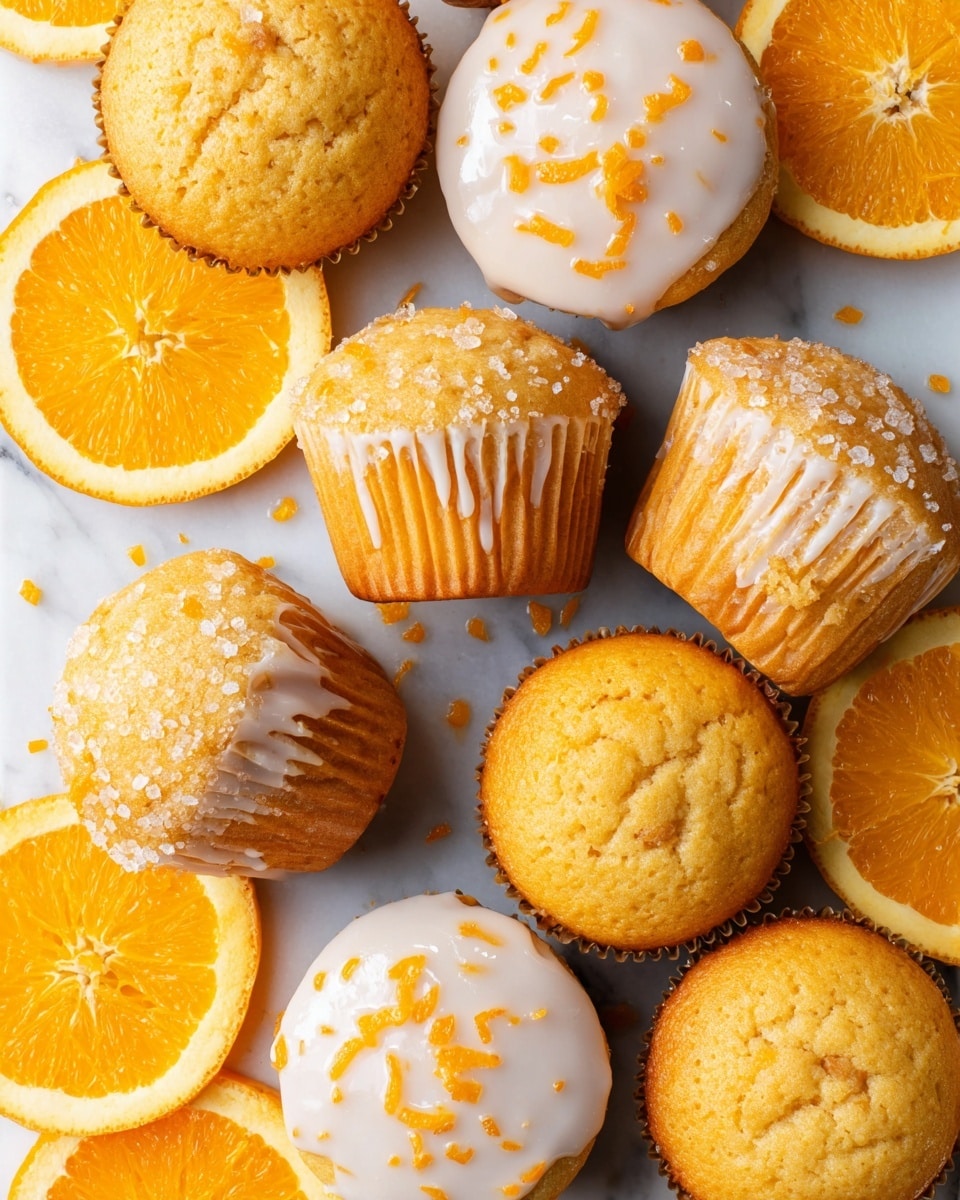 Orange Muffins with Orange Glaze – Bright, Juicy Citrus Delight