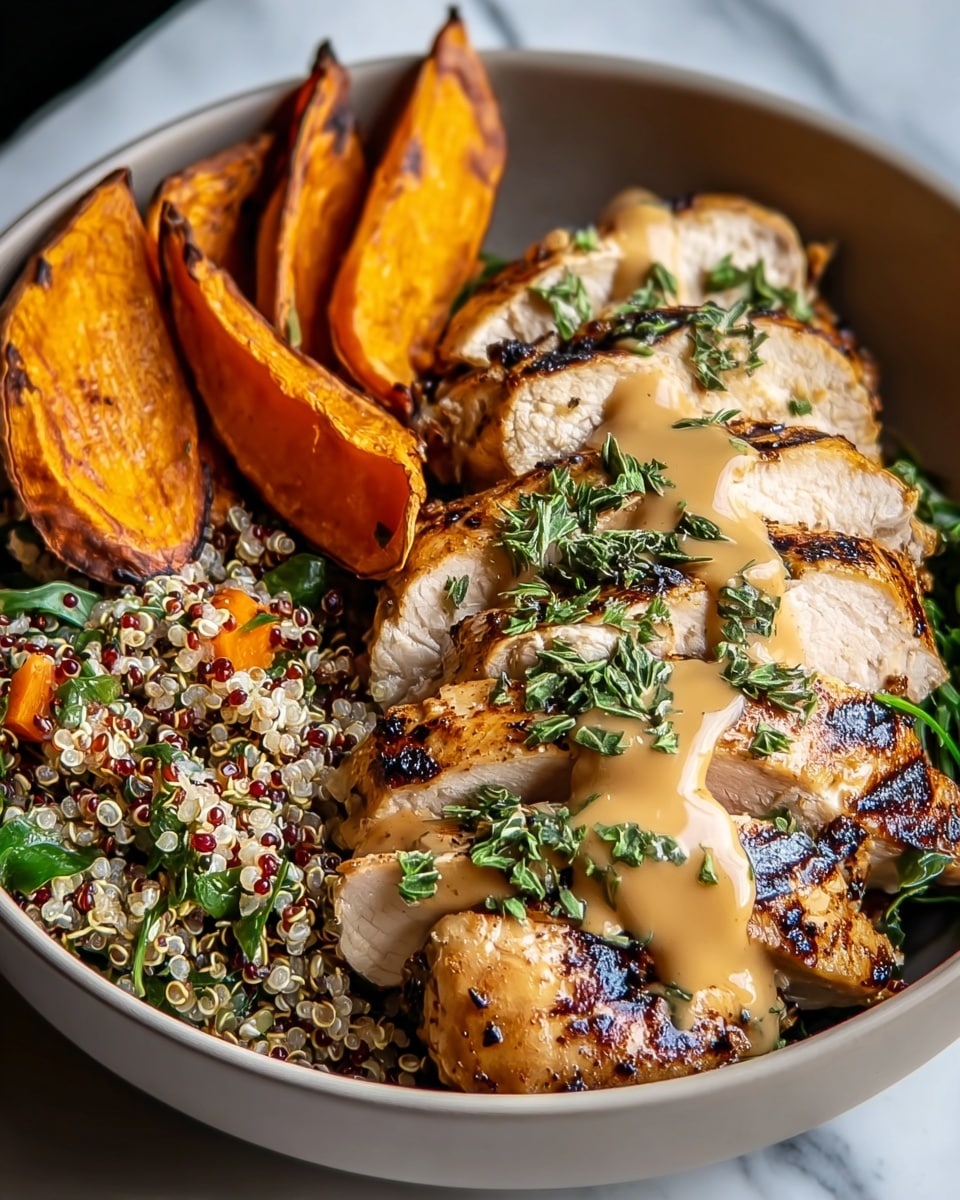 Chicken and Sweet Potato Bowls: Comforting Healthy Meal