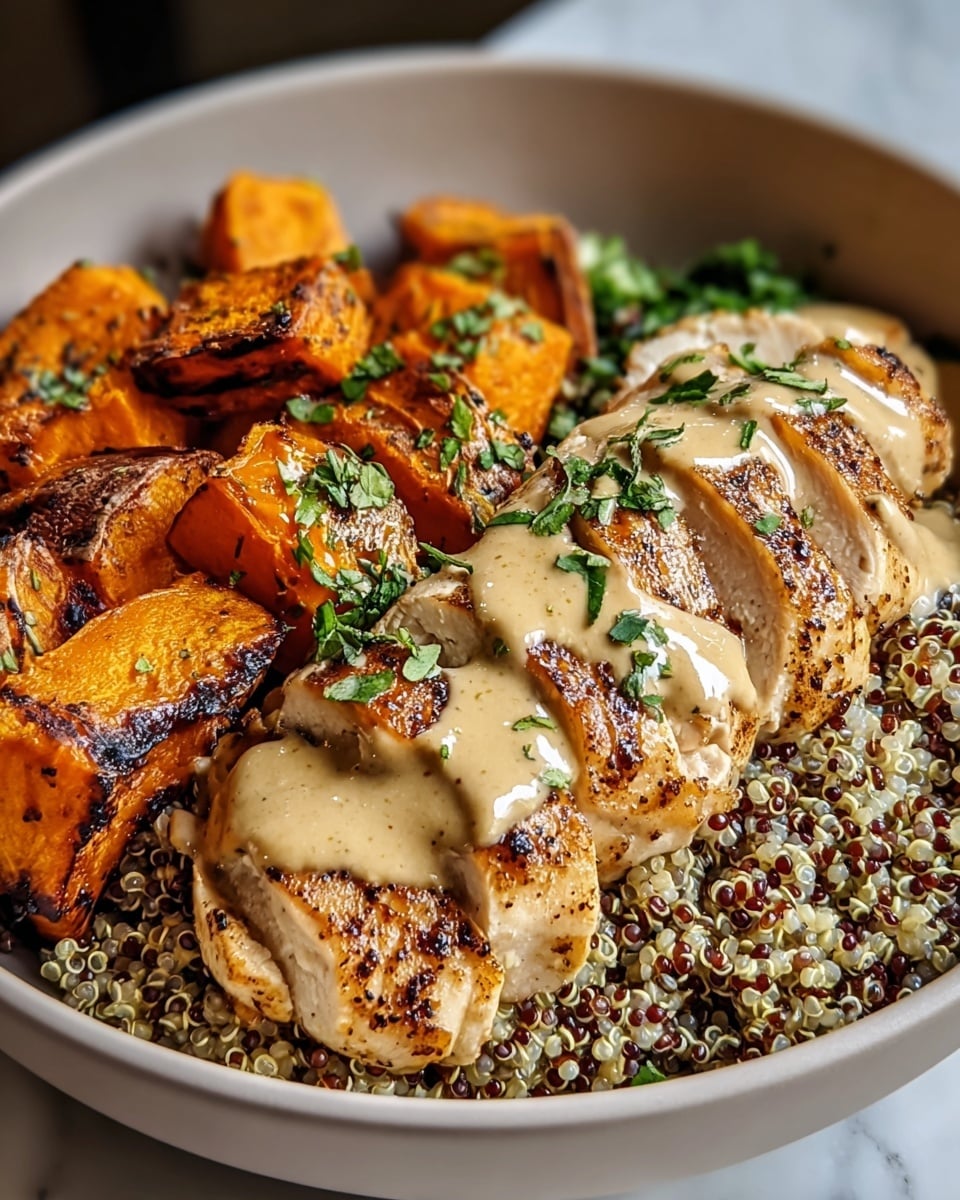 Chicken and Sweet Potato Bowls: Comforting Healthy Meal