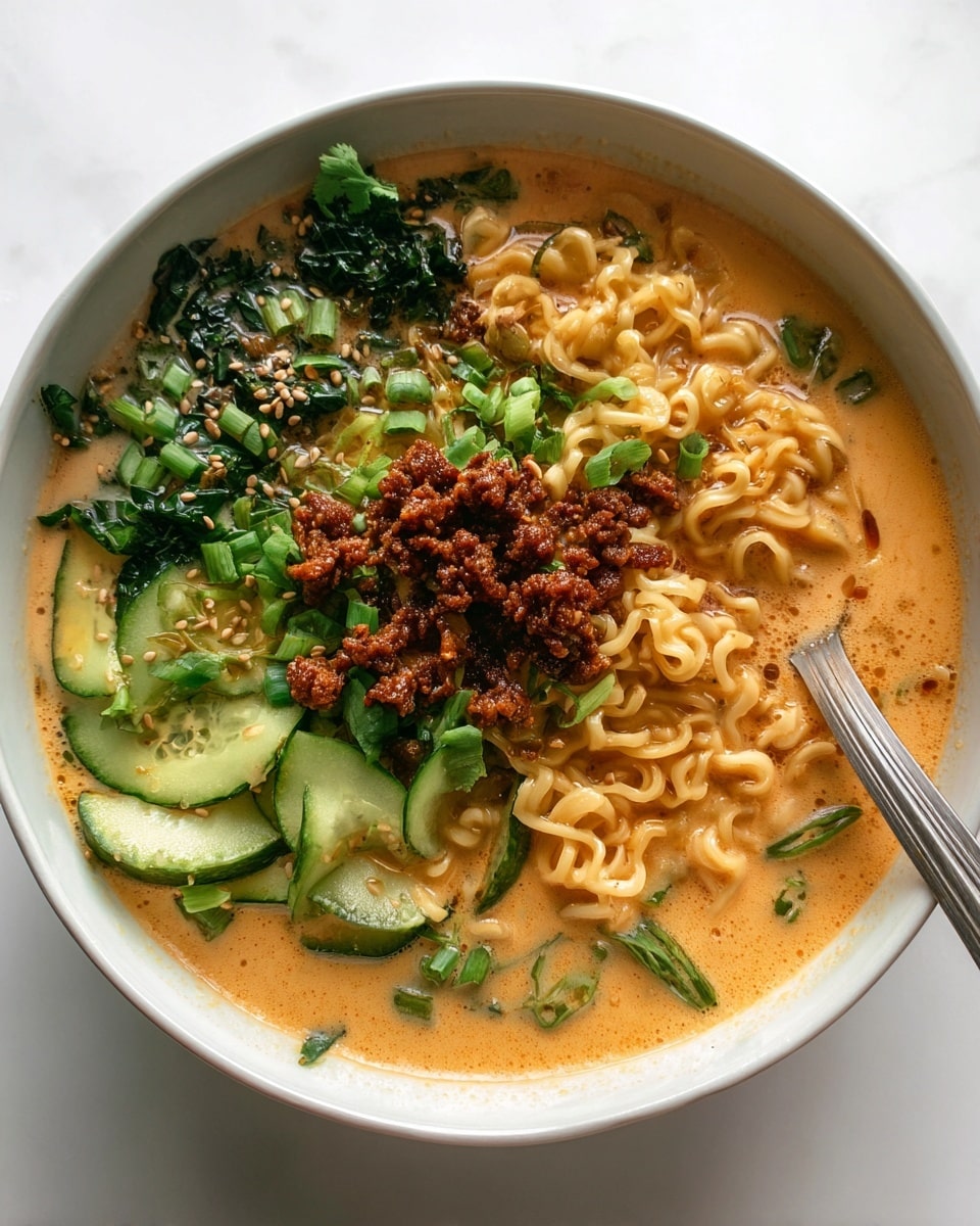 Miso Peanut Ramen Bowls – Cozy, Flavorful Vegetarian Ramen